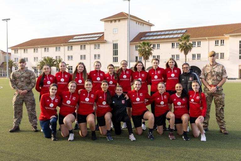 Royal Gibraltar Regiment and Gibraltar Football Association U19’s ...