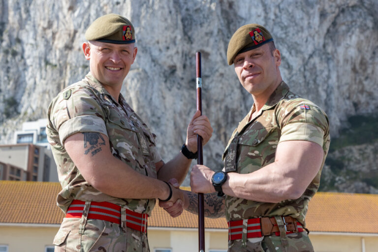 Regimental Sergeant Major handover – Cyber & Specialist Operations Command