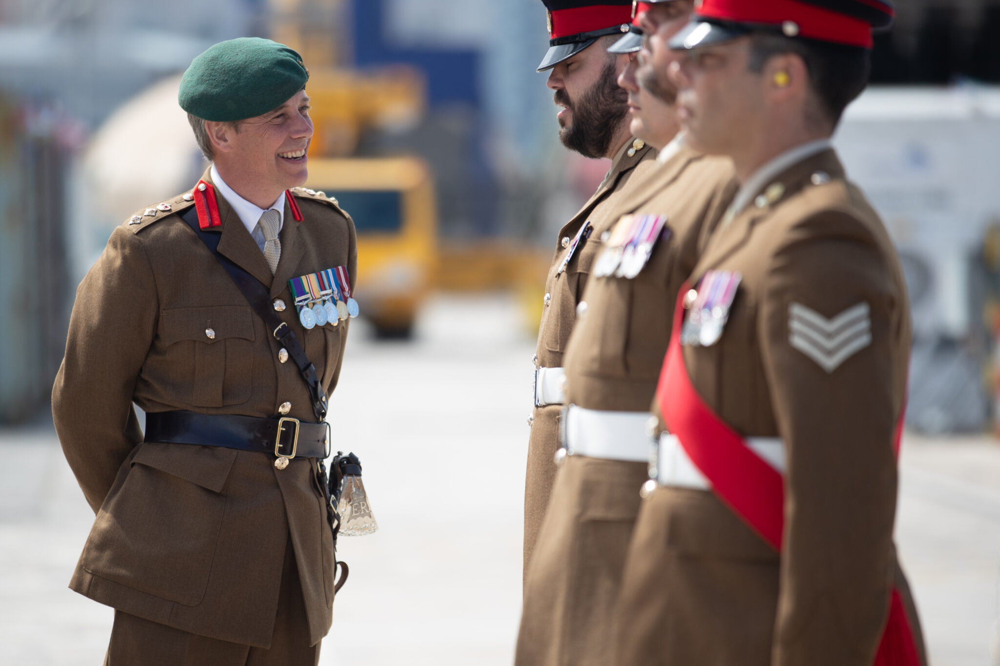 Royal Gibraltar Regiment honour HM King Charles III with a Royal Gun ...